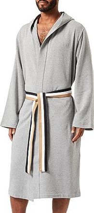 BOSS Robe Iconic F. Terry Dressing Gown, Medium Grey33, S Homme