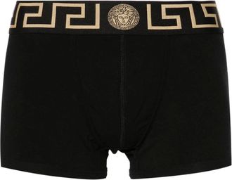 Versace Homme, Sous-v&ecirc;tements, Noir, Taille: M Greca 2-Pack Boxers