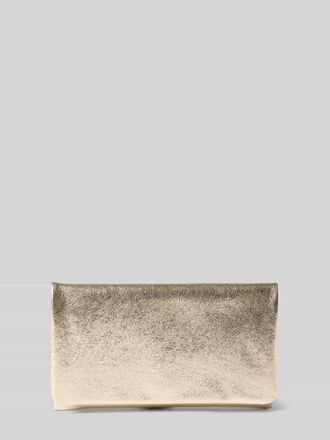 Abro Clutch aus echtem Leder mit Strukturmuster