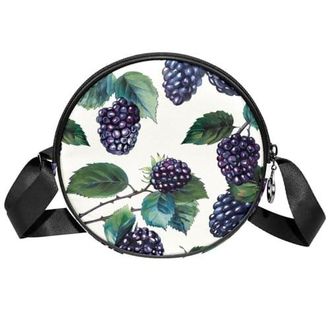 Generic Sac &agrave; bandouli&egrave;re Circle pour femme, petit sac &agrave; bandouli&egrave;re avec fermeture &eacute;clair, bretelles r&eacute;glables, sac &agrave; main rond d&eacute;contract&eacute; pour femmes et fi