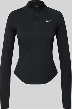 Nike Funktionsshirt mit Rei&szlig;verschluss und Logo Modell Tempo