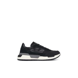 Emporio Armani Sneakers mit Logo - - Shoes - Herren - Schwarzk - 41 1/2 EU
