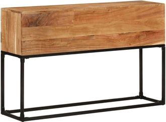 vidaXL Konsolentisch 120x30x75 cm Massivholz Akazie Vidaxl