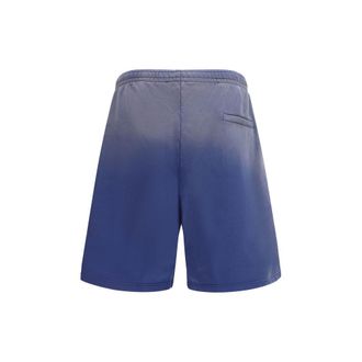 Moschino Mens Blue Cotton Bermuda Shorts
