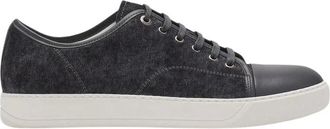 Lanvin Homme, Chaussures, Gris, Taille: 41 EU Dbb1 Suede Baskets