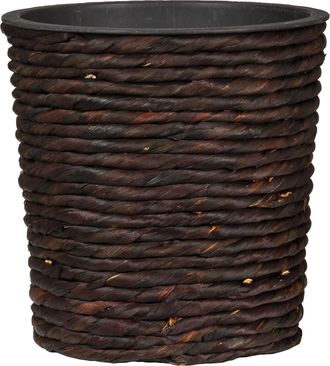 Scheurich Water Hyacinth 30, Korbgefäß/Korb-Pflanzgefäß/Korbtopf aus Water Hyacinth Farbe: Brown, 30 cm Durchmesser, 28 cm hoch, 23,9 l Vol