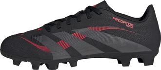adidas Unisex Predator Club Firm Ground/Multi Ground Football Boots, Core Black/Grey Four/Lucid Red, 37 1/3 EU