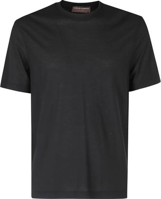 FILIPPO DE LAURENTIIS Homme, Tops, Noir, Taille: L T-Shirt | Coton Cr&ecirc;pe