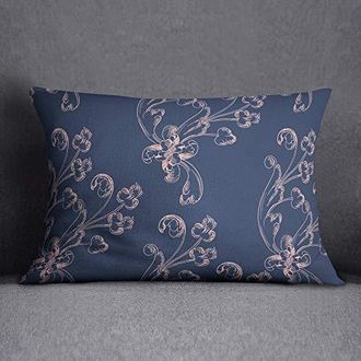 Questo Casa Dekorativer Kissenbezug, Kissenbezug, Heimdekoration, für Sofa, Café, Größe: 35 x 50 cm, entworfen und hergestellt in der Türkiye