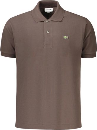 Lacoste Homme, Tops, Brun, Taille: 2XL Polo &agrave; manches courtes