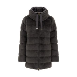 Herno Femme, Vestes, Gris, Taille: 42 FR Down Vestes