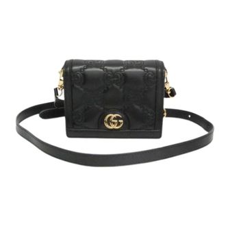 Gucci Pre-owned GG Matelasse Mini Sac Bandouli&egrave;re 723777 - Femme - Pre-owned - Noir - Taille: ONE Size