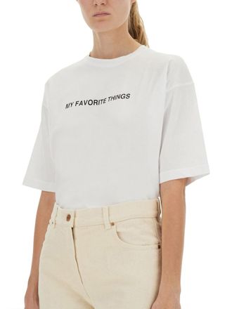 Aspesi Cotton Print T-Shirt - White