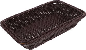 TOPBATHY 2 Stück Geflochtener Brotkorb klein Essenskörbe zum Servieren Aufbewahrungskorb aus Weidengeflecht Leinen Obstkorb Gewebter Korb Brotkorb für den Tisc