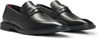 HUGO BOSS Homme Gryff_Loaf_pllt Mocassins, Noir 1, 43 EU