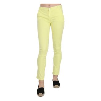 Pinko L&auml;ssige- schmal geschnittene Hose mit niedriger Taille - - Jeans - Damen - Gelb - W26