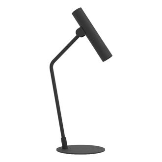 Eglo LED Tischlampe Almudaina, minimalistische Nachttischlampe, Tischleuchte aus Metall in Schwarz, Schlafzimmer und Wohnzimmer Tisch-Lampe, warmwei&szlig;