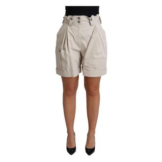 Dolce & Gabbana Femme, Shorts, Gris, Taille: 36 FR Short Shorts