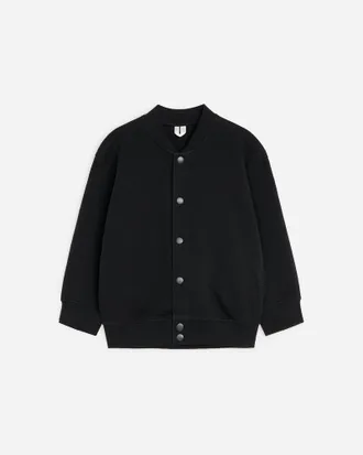 Arket Midlayer-Jacke Aus Scuba -Schwarz