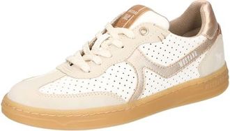 Mustang Jeans Mustang Femme 1511-302 Chaussures Basses &agrave; Lacets, Ecru, 37 EU