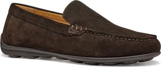 Geox Herren U SPHERICA EC16 A Moccasin, Dark Brown, 42.5 EU