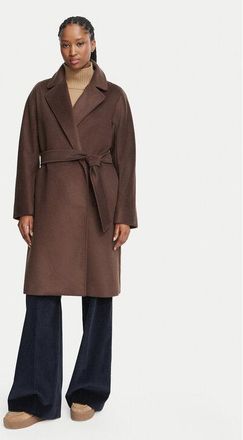 Max Mara Wollmantel Pedale 2625016092 Dunkelbraun Regular Fit