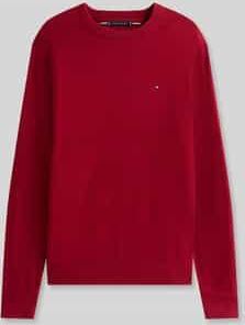 Tommy Hilfiger Regular Fit Pullover aus Baumwoll-Kaschmir-Mix
