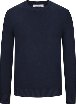 Gran Sasso Softer Rundhals-Pullover aus &auml;gyptischer Baumwolle in