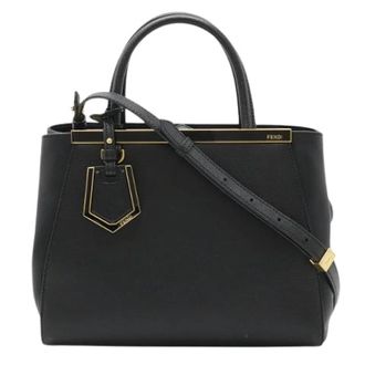 Fendi Pre-owned Petite 2Jours Leder Handtasche - - Pre-owned - Damen - Schwarzk - ONE SIZE