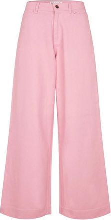 Lollys Laundry Femme, Pantalons, Rose, Taille: 38 FR Wide Pantalons