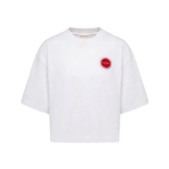 Marni T-shirt - Femme - Tops - Blanc - Taille: 36 FR