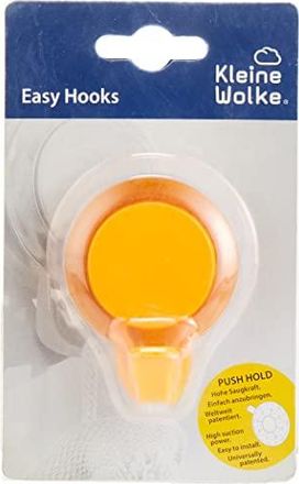Kleine Wolke 5093488887 Saughaken Easy Hooks, Wandhaken, orange
