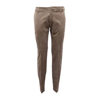 Entre Amis Baumwollhose Light Made in Italy - - Trousers - Herren - Braun - W31