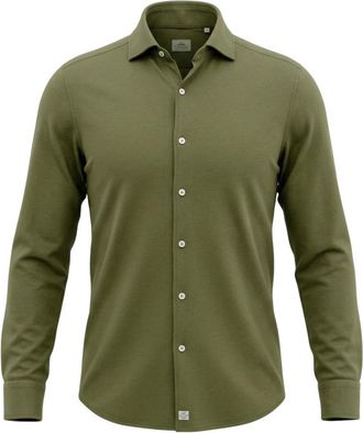 Sonrisa Chemise en jersey - Homme - Chemises - Vert - Taille: M