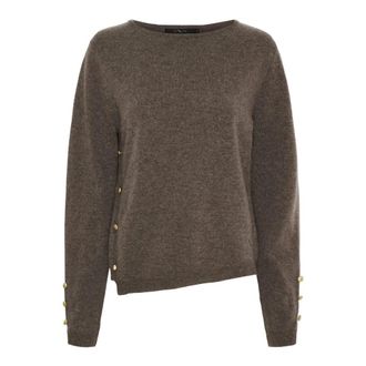 BTF-CPH Rundhals-Strickpullover - - Knitwear - Damen - Braun - 2XL