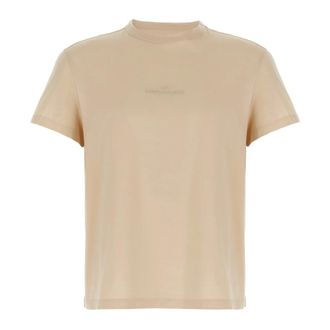 Maison Margiela Baumwoll-T-Shirt - - Tops - Herren - Beige - XS