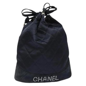 Chanel Pochette en satin Pre-owned - Femme - Pre-owned - Noir - Taille: ONE Size