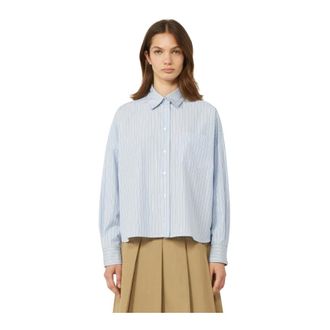 Max Mara Damen, Blusen & Hemden, Blau, 2XSGr&ouml;&szlig;e