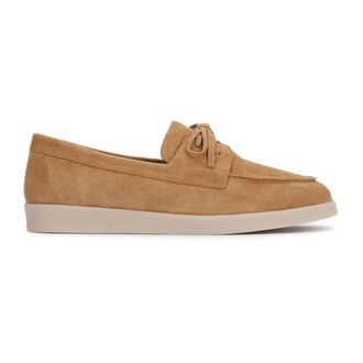 Kazar Halbschuhe aus Wildleder mit Schn&uuml;rung - - Shoes - Damen - Braun - 41 EU