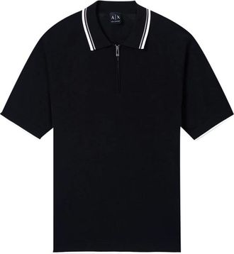 A|X Armani Exchange Homme, Tops, Noir, Taille: XL Knit Polo