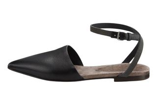 Brunello Cucinelli Black Monili Ankle Wrap Flats Size 39