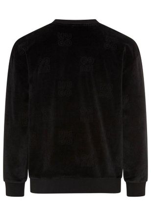 HUGO BOSS Sweatshirt VELORO in hochwertiger Velours-Optik