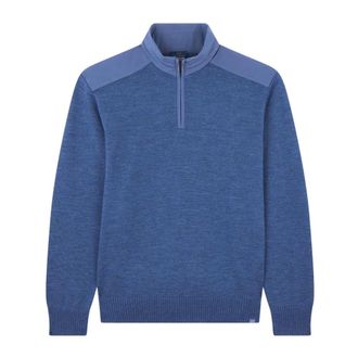 Paul & Shark Mezza Zip Sweater - - Knitwear - Herren - Blau - L
