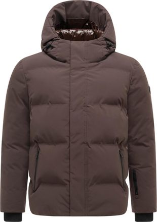 Stone Harbor Herren Steppjacke Nerioo - h&uuml;ftlang, mit Kapuze & Knopfleiste