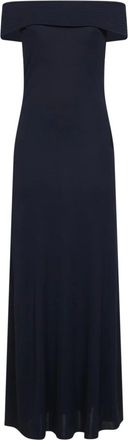 Alaia Femme, Robes, Noir, Taille: 40 FR Robe Maxi Ala&iuml;a en jersey stretch &agrave; &eacute;paules d&eacute;nud&eacute;es