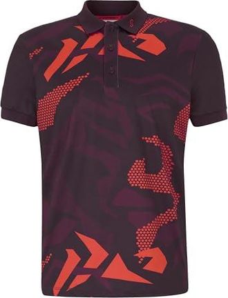 Joy Joy Sportswear G-Style_Polo Shirt AOP, Prune imprimé 1, 54 Hommes