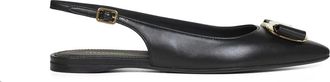 Ferragamo Femme, Chaussures, Noir, Taille: 40 1/2 EU New Vara Plate Ballerina