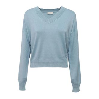 Liu Jo V-neck Strickware - - Knitwear - Damen - Blau - XL