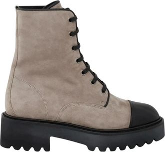 Aquazzura Femme, Chaussures, Gris, Taille: 41 EU Desert Bootie Flat