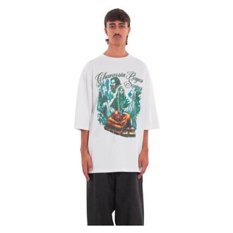 Willy Chavarria Homme, Tops, Blanc, Taille: M T-Chemises